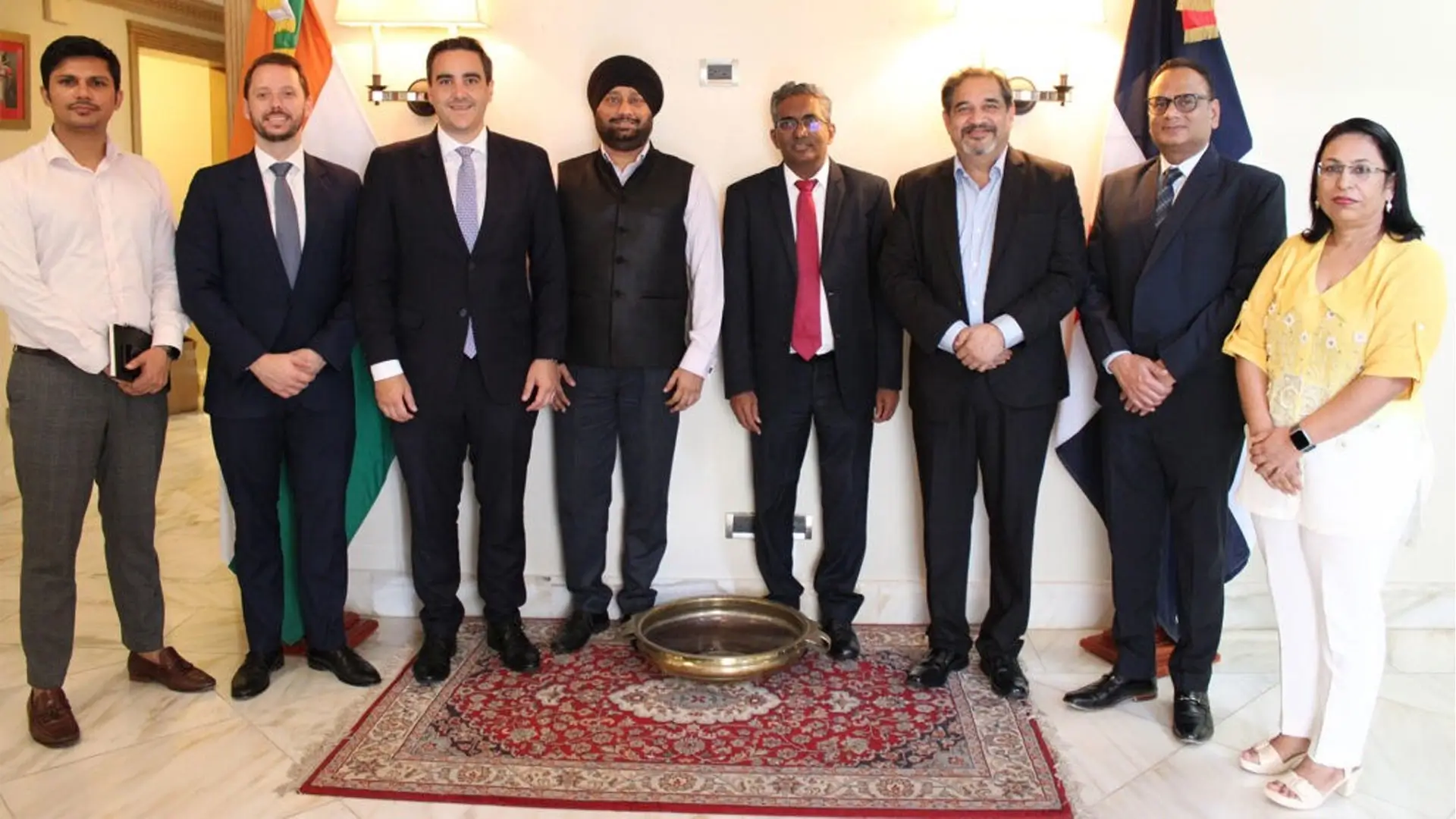 CCD Health and GeBBS Healthcare Solutions Visit the Embassy of India in DR